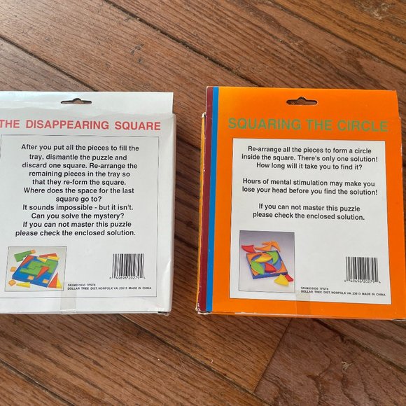 Games | Mind Bending Puzzles Squaring The Circle The Disappearing ...